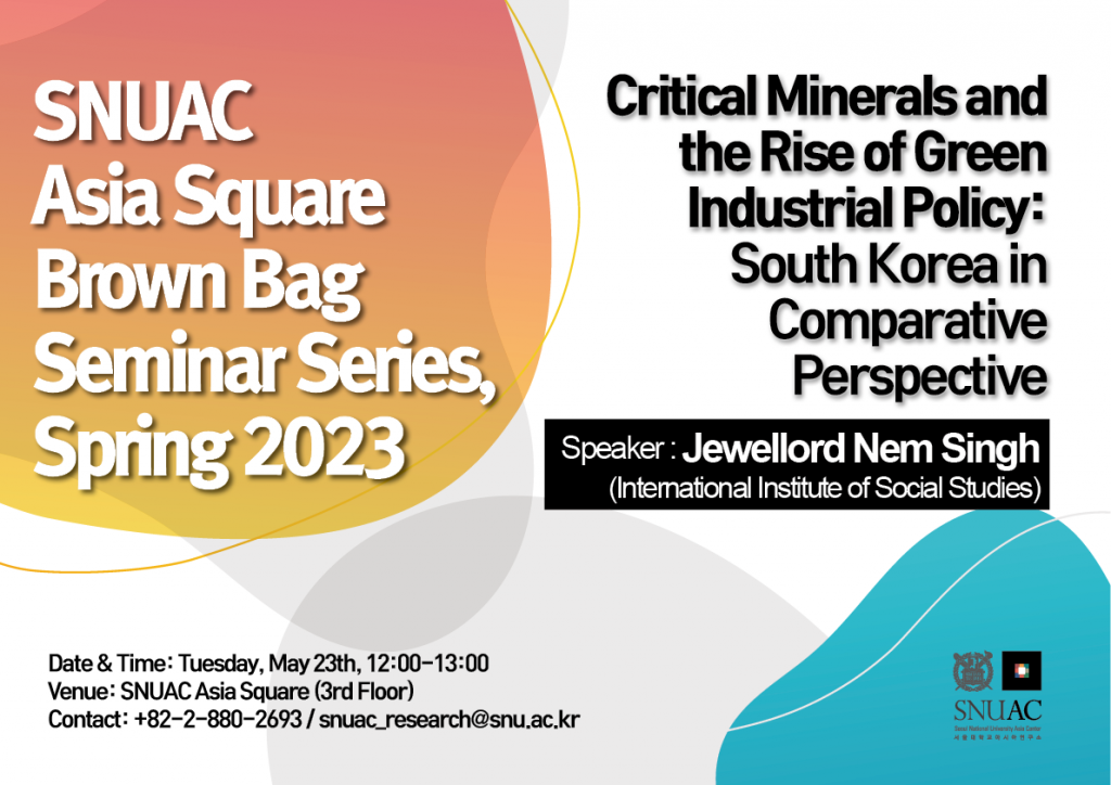 Critical Minerals and the Rise of Green Industrial Policy: South Korea ...